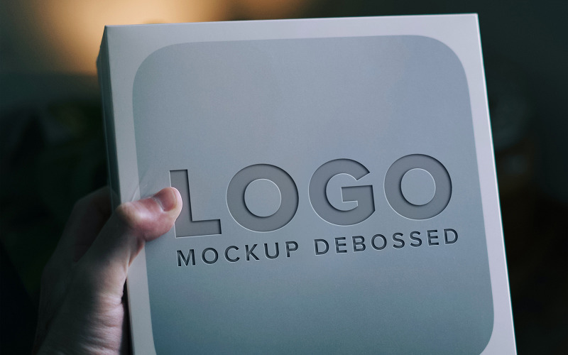 Luxury Phone Box Logo Mockup #185806 - TemplateMonster