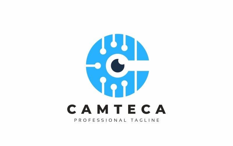Camera Tech C Letter Logo Template #186030 - TemplateMonster