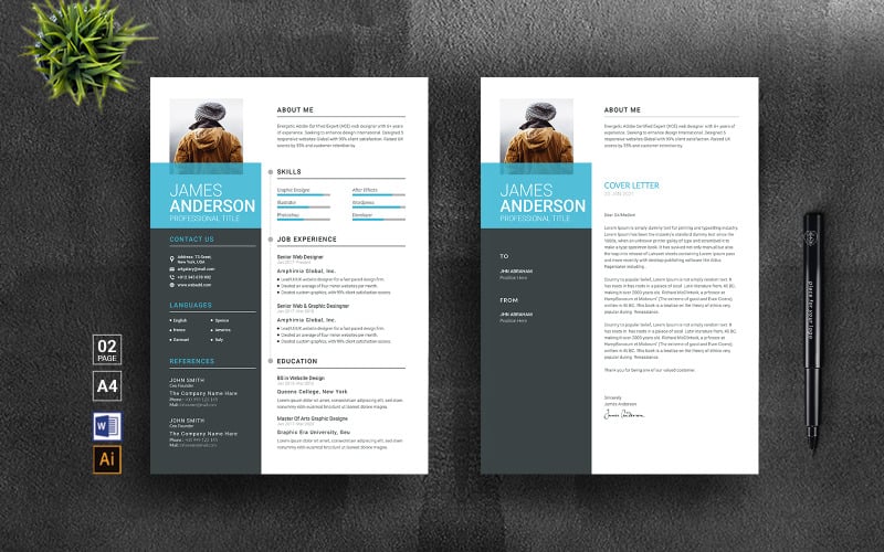James Martin Resume Template #186097 - TemplateMonster