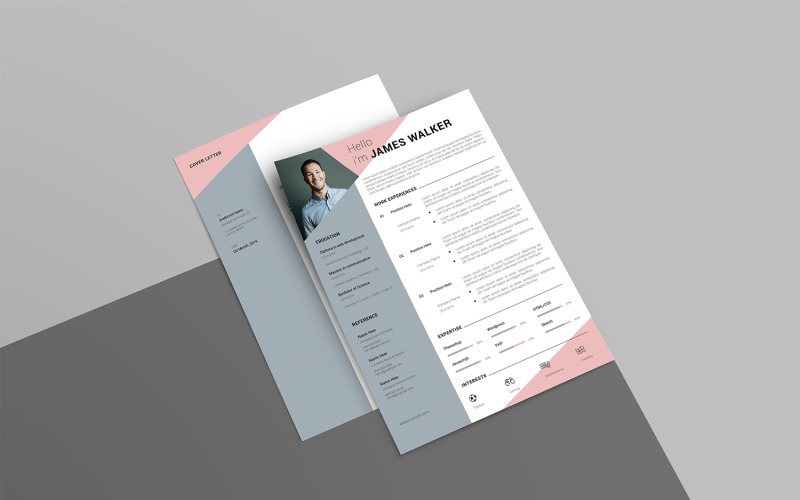 James Printable Resume Template #186198 - TemplateMonster