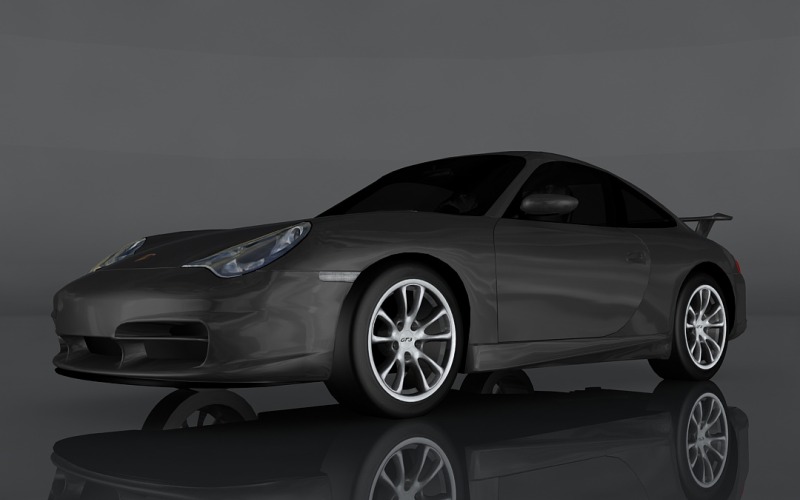 2004 Porsche 911 GT3 996 3d model #186674 - TemplateMonster