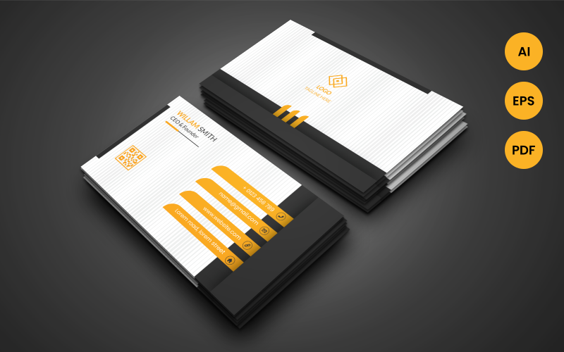 Modern Multi-Purpose Business Card - Corporate Identity Template