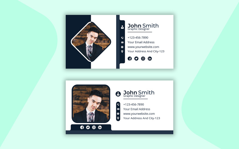 Email Signature Template Simple Design - TemplateMonster