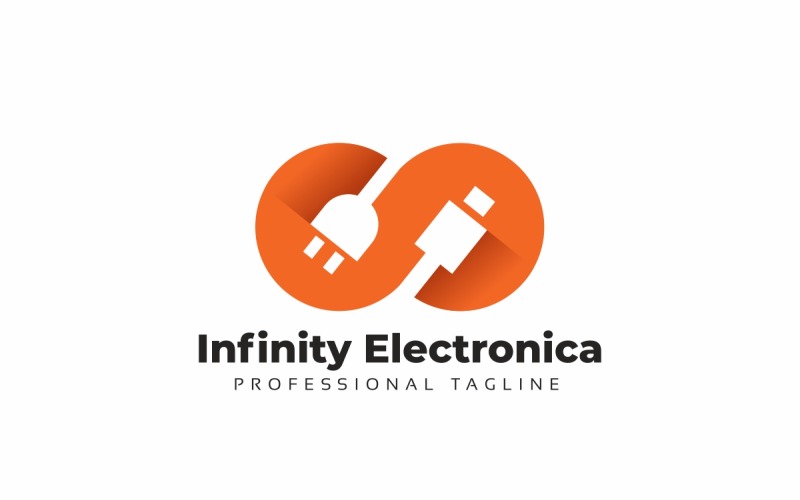 Infinity Electronica Logo Şablonu #187324 - TemplateMonster