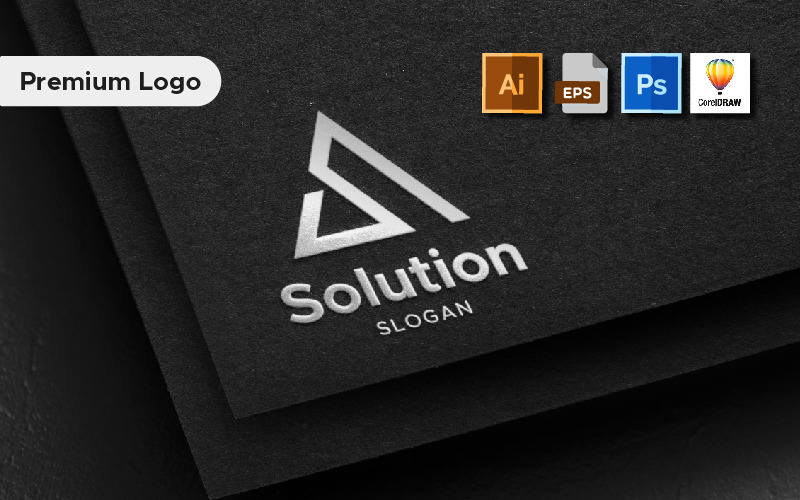 S Letter Minimalist Logo Template #187321 - TemplateMonster