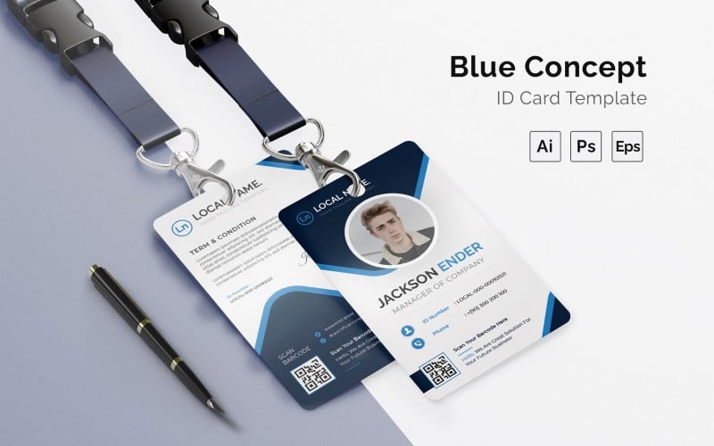 Marketing Identity Id Card #188122 - TemplateMonster