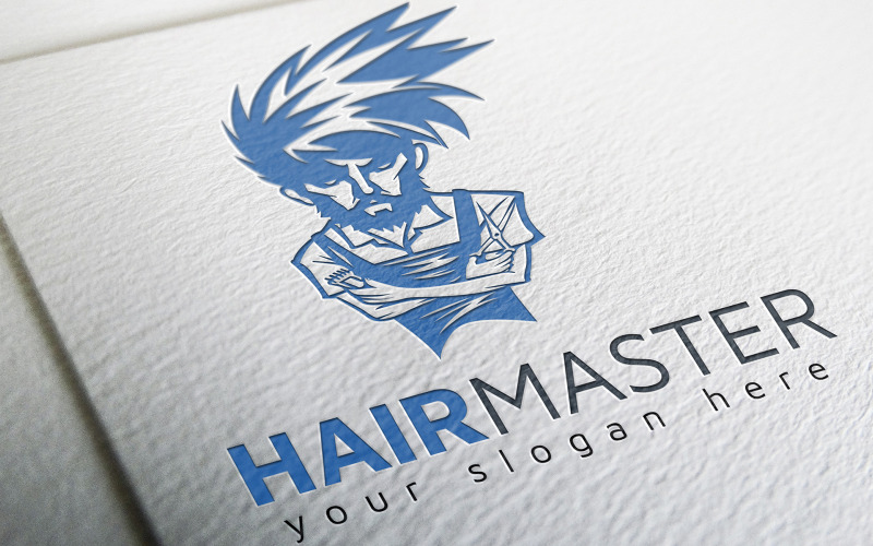 Hair Master Logo Design Template #188616 - TemplateMonster