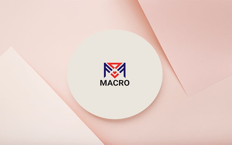 M letter Macro logo Template #188717 - TemplateMonster