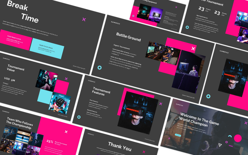 Games PowerPoint Templates - PPT & PPTX Themes for Video Games ...