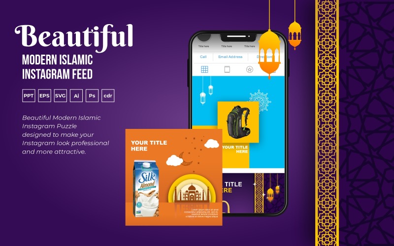 Beautiful Modern Islamic Instagram Feed Social Media