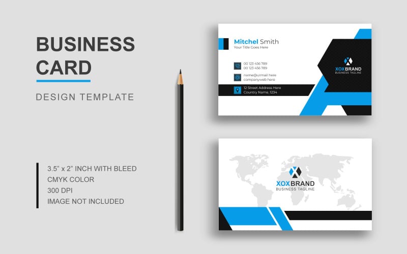 Business Card Designs With Two Logo