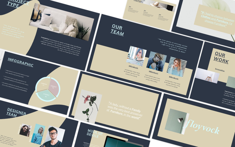 Construe Projects Google Slides Template - TemplateMonster