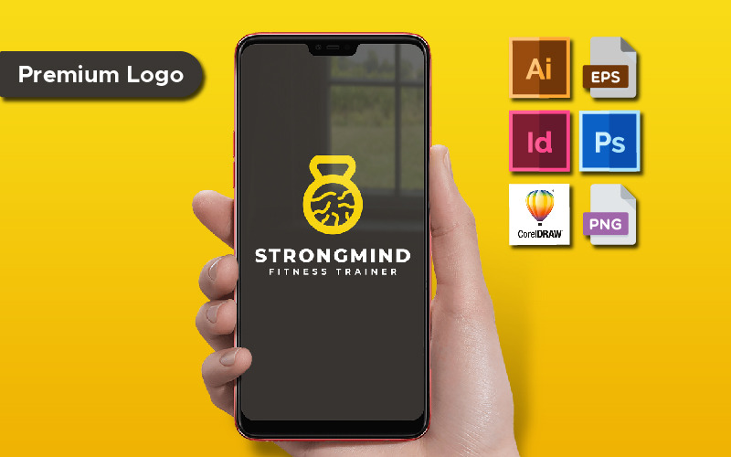 StrongMind Minimalist Logo Template #191078 - TemplateMonster