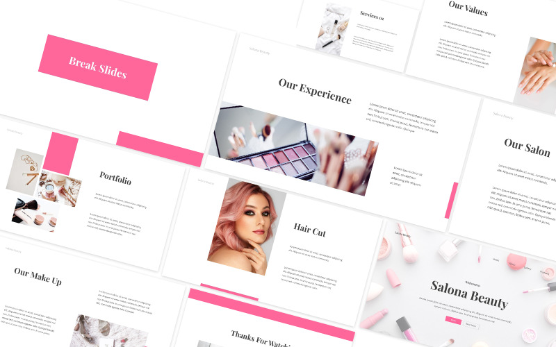 Beauty Spa Google Slides Template #191258 - TemplateMonster