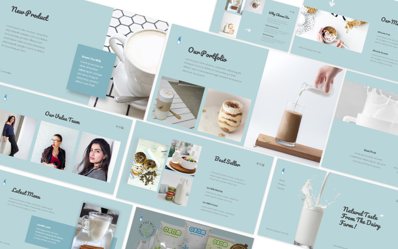 Powerpoint Templates Grocery Themes