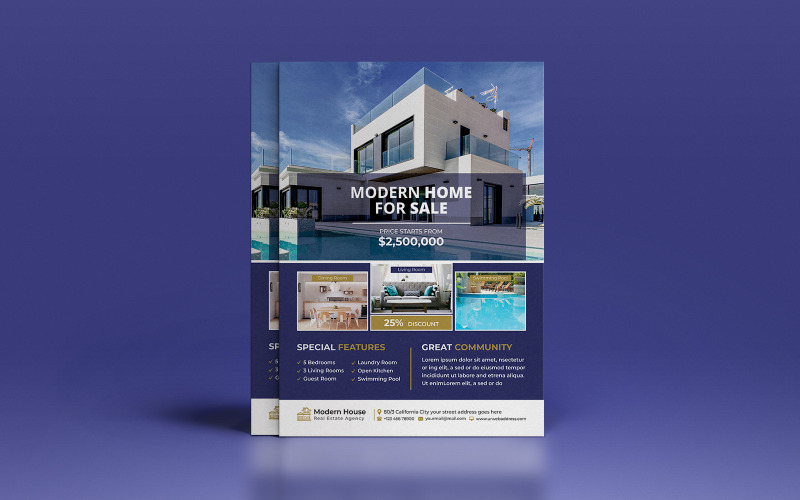Real Estate Promotion Flyer Template - TemplateMonster