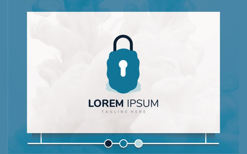 Padlock - Creative Concept Logo Design - TemplateMonster