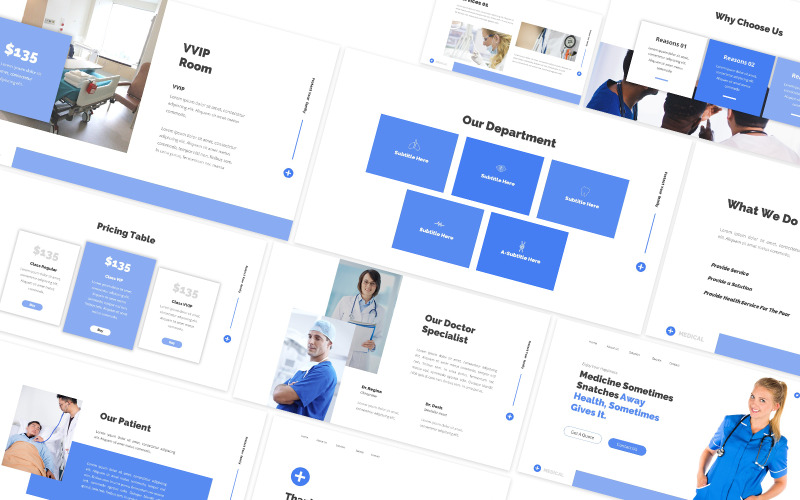 Plantilla de PowerPoint de Medicina #192665 - TemplateMonster