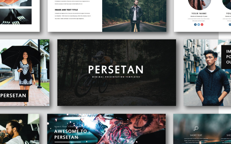 Persetan - Google Slide Template #193366 - TemplateMonster