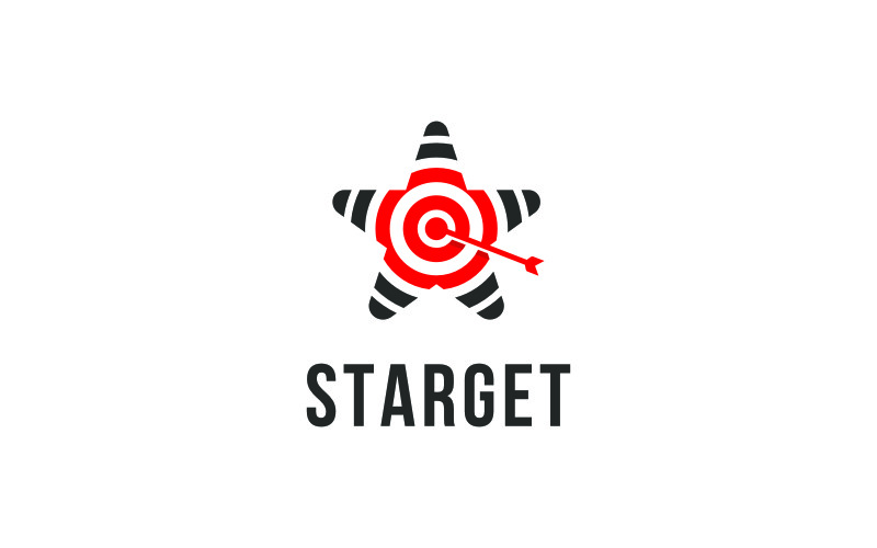 Star and Target Logo Template #193301 - TemplateMonster