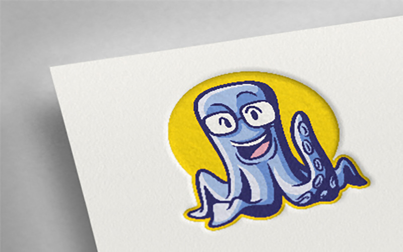 Modèle de logo Octo Geek #193582 - TemplateMonster