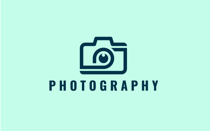 Photography logo vector design template. - TemplateMonster