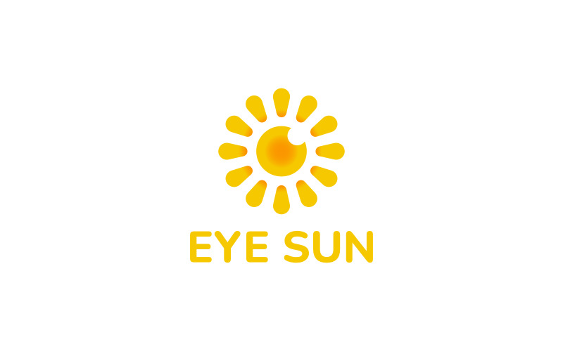 Modern Eye Sun Logo Template #193962 - TemplateMonster