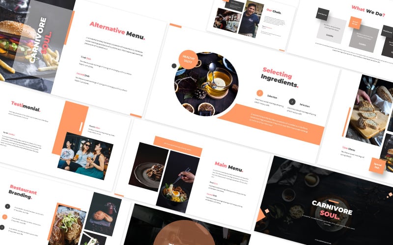 Skandanavia Bakery Shop Powerpoint Template - TemplateMonster