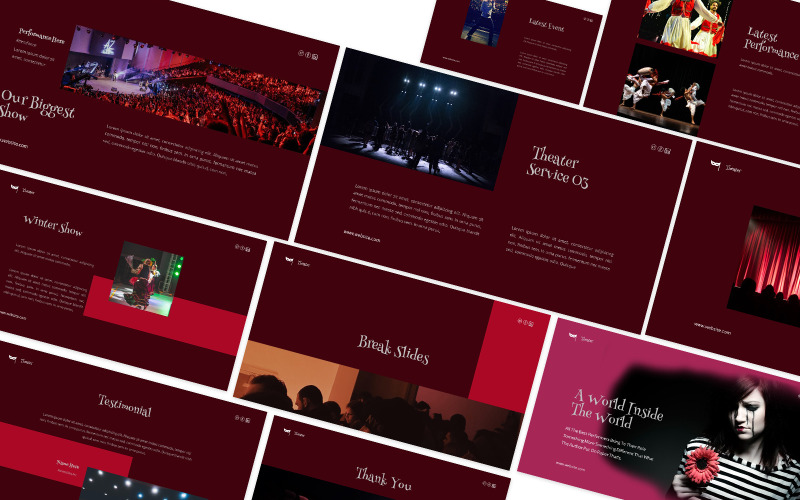 Musik 2 Powerpoint-Vorlage #190725 - TemplateMonster