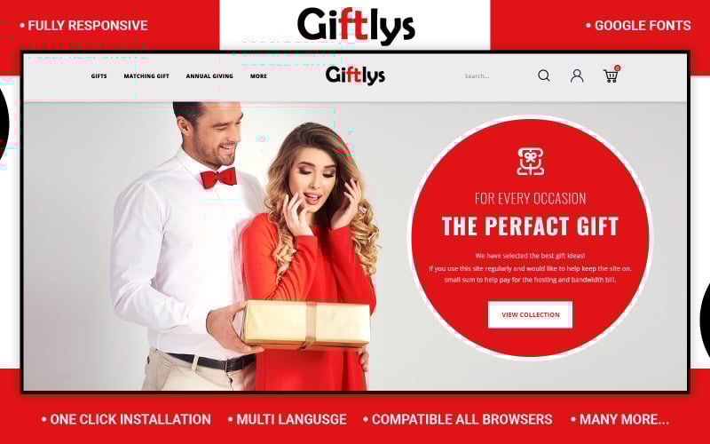 Giftlys - Gifts Store Opencart Template - TemplateMonster