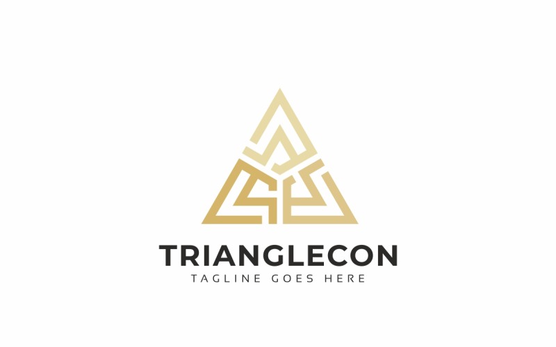 Triangle Connect Logo Template #194929 - TemplateMonster