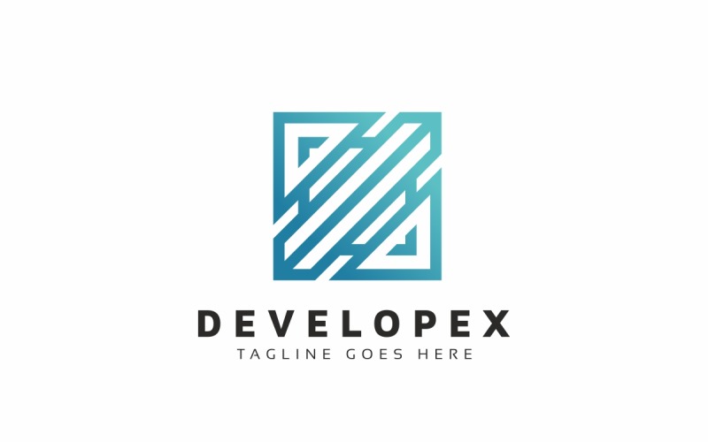 Development Square Logo Template #195120 - TemplateMonster