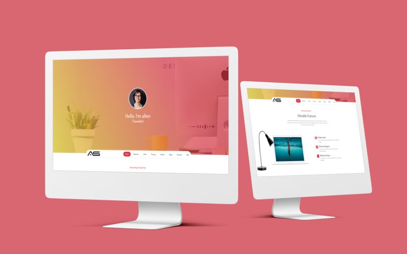 Habib | Personal Profile HTML5 Landing Page Template