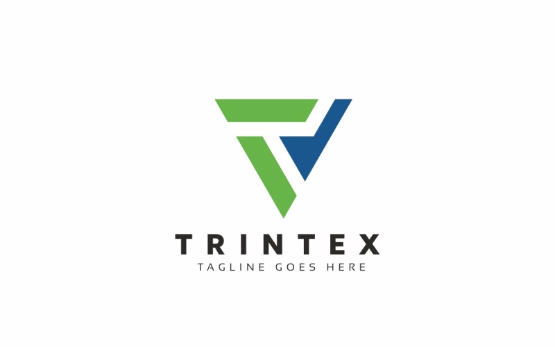 Modelo de logotipo Trintex Triange #195505 - TemplateMonster