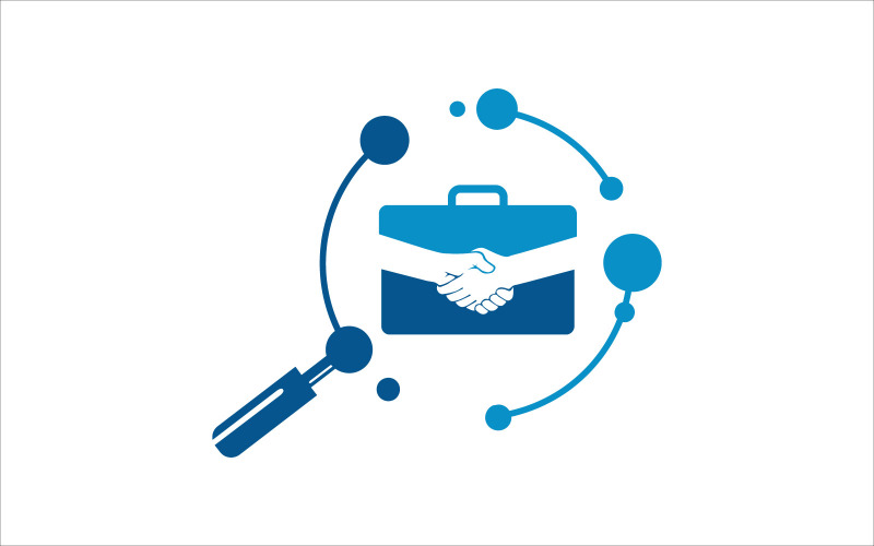 Modèle vectoriel de recherche d'emploi - TemplateMonster