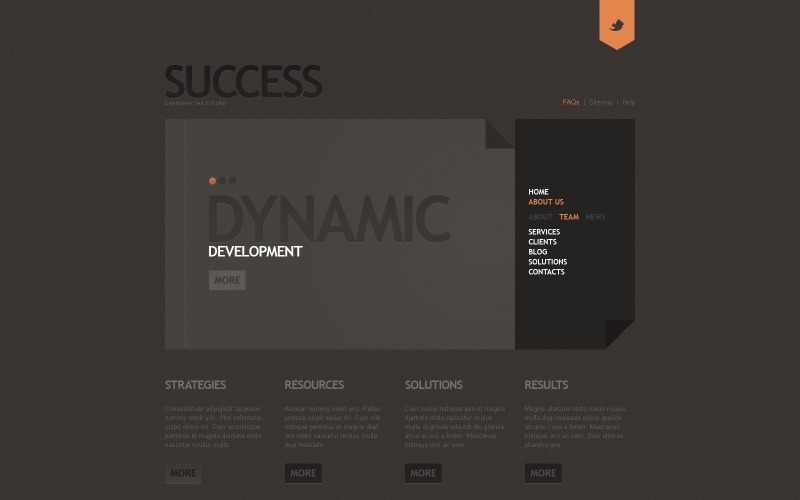 WordPress Free Responsive Template for Business & Services