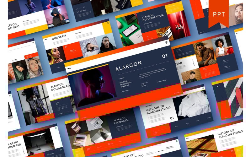 Alarcon – Business PowerPoint Template - TemplateMonster