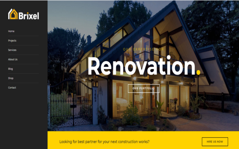 Brixal Building Construction Html Template - TemplateMonster