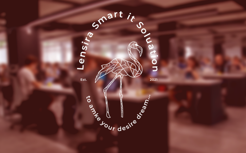 Lensira Smart It Solution- Logo Design Template