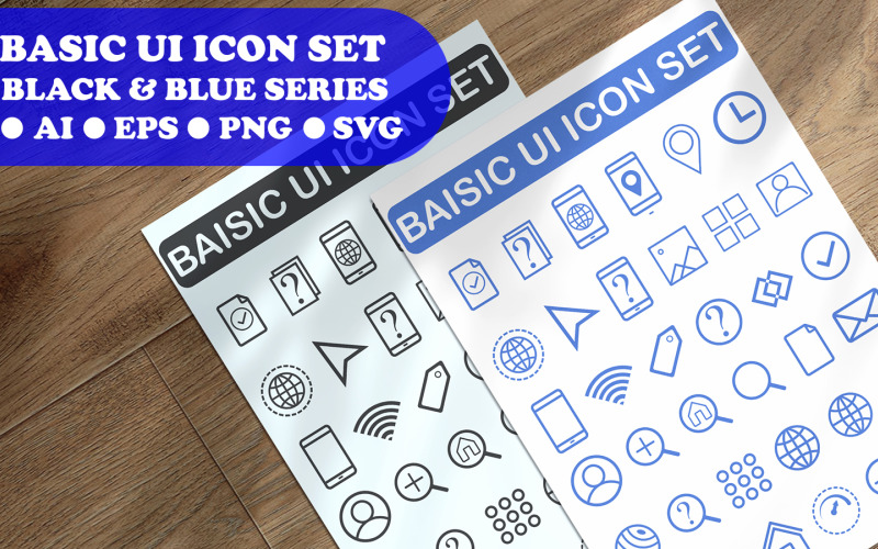 Basic Ui Icon Set Template #197995 - TemplateMonster