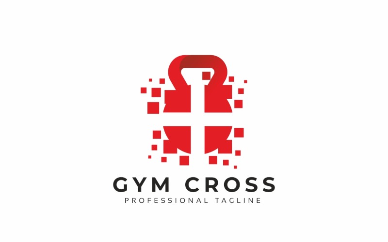 Gym Cross Sport Logo Template #198058 - TemplateMonster