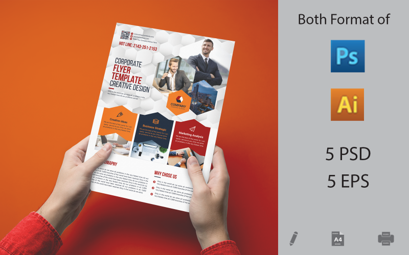 Company Catalog Flyer Template #198321 - TemplateMonster