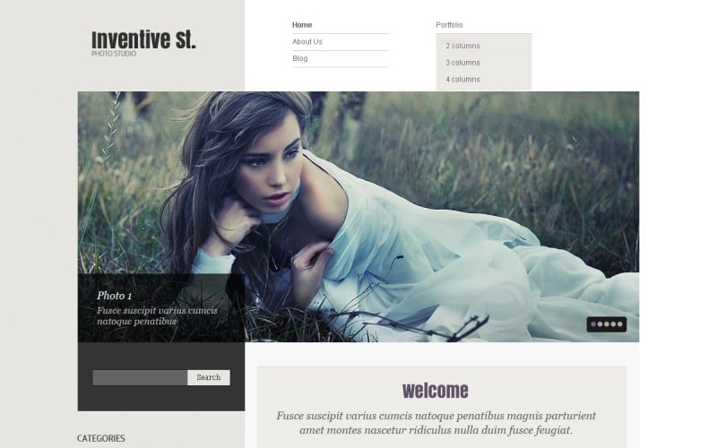 Tema gratuito de WordPress para Photo Studio