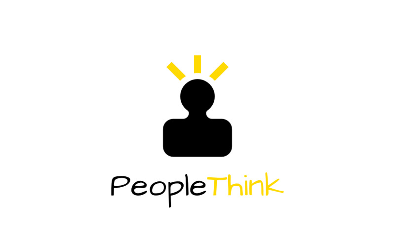 People Think Simple Clever Logo #200755 - TemplateMonster