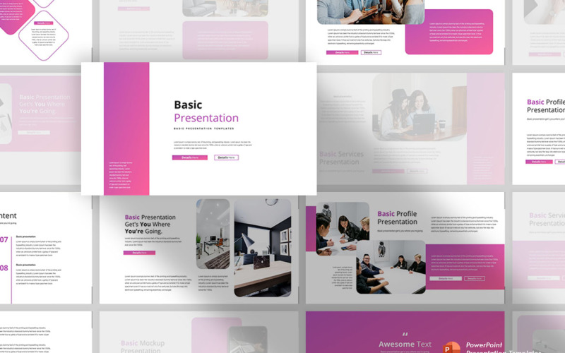 Prezentacja podstawowa - Szablon PowerPoint - TemplateMonster