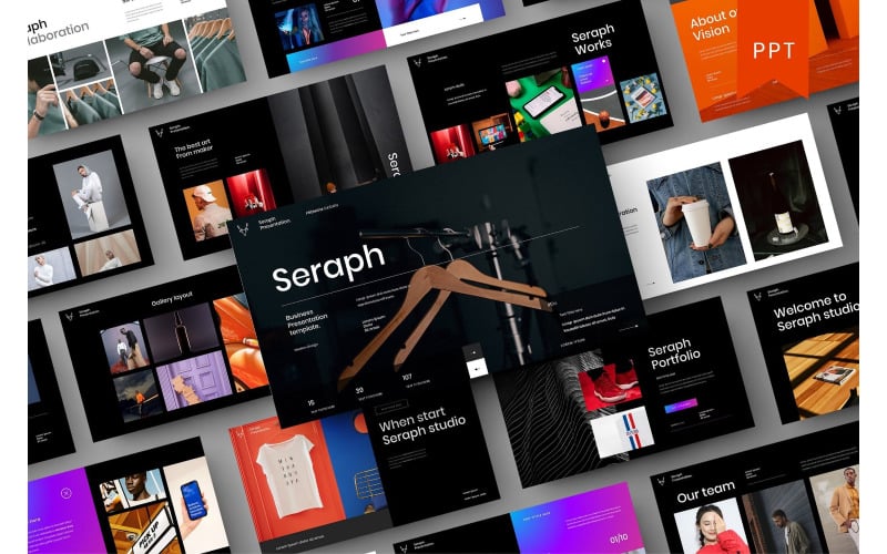 Seraph – Business PowerPoint Template - TemplateMonster