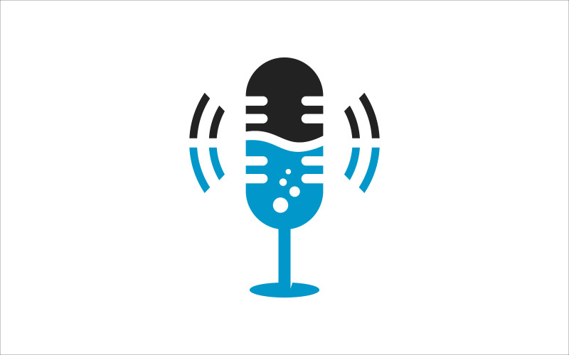 Drink podcast vector template #201806 - TemplateMonster