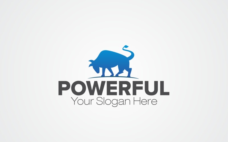 Powerful Logo Design Template #202243 - TemplateMonster