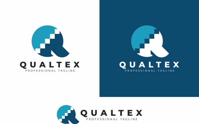 Plantilla de logotipo Q Letter Qualtex - TemplateMonster