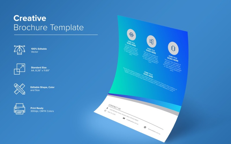Mining industry Brochure Template #202707 - TemplateMonster